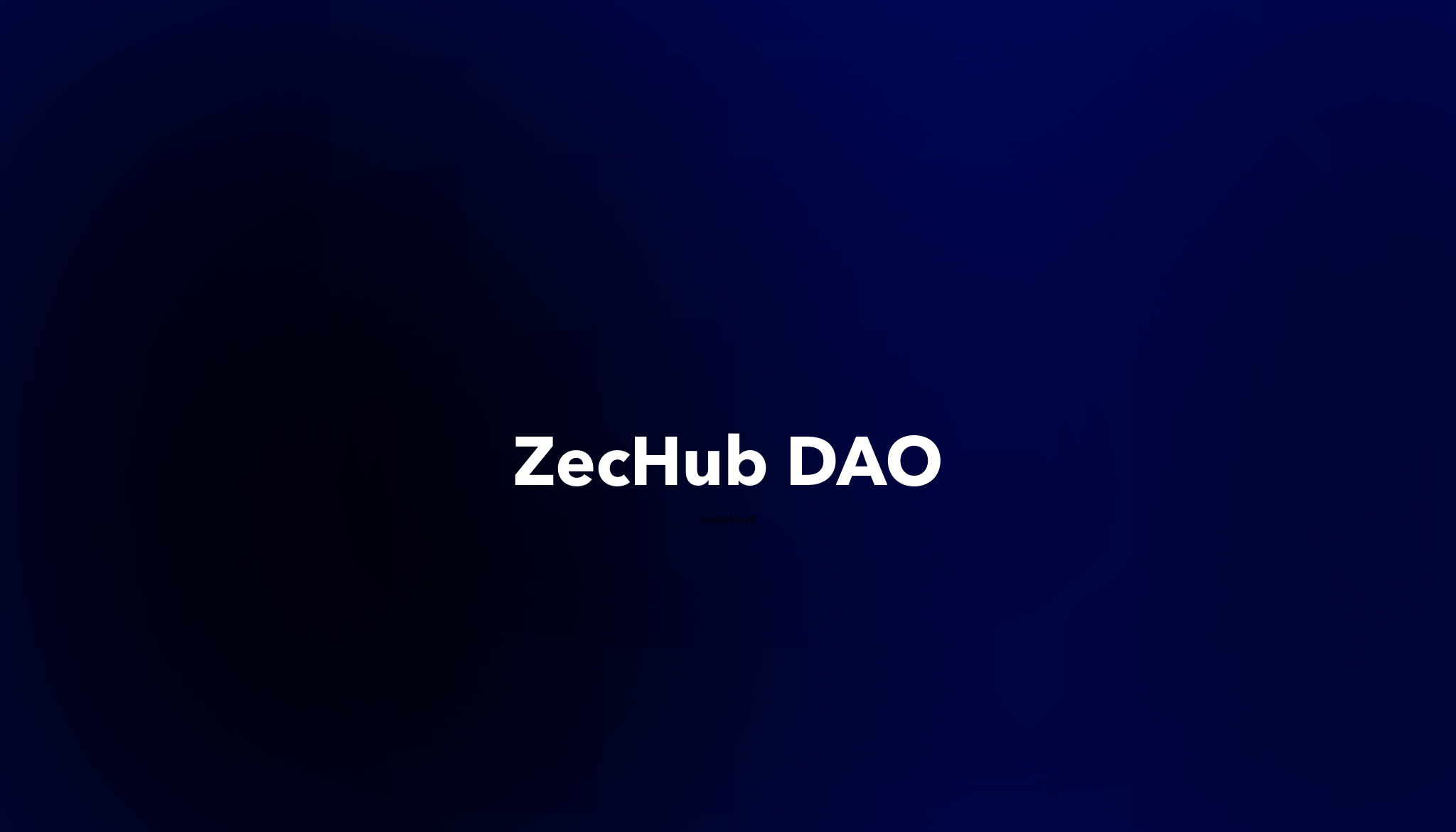 ZecHub DAO | Dework